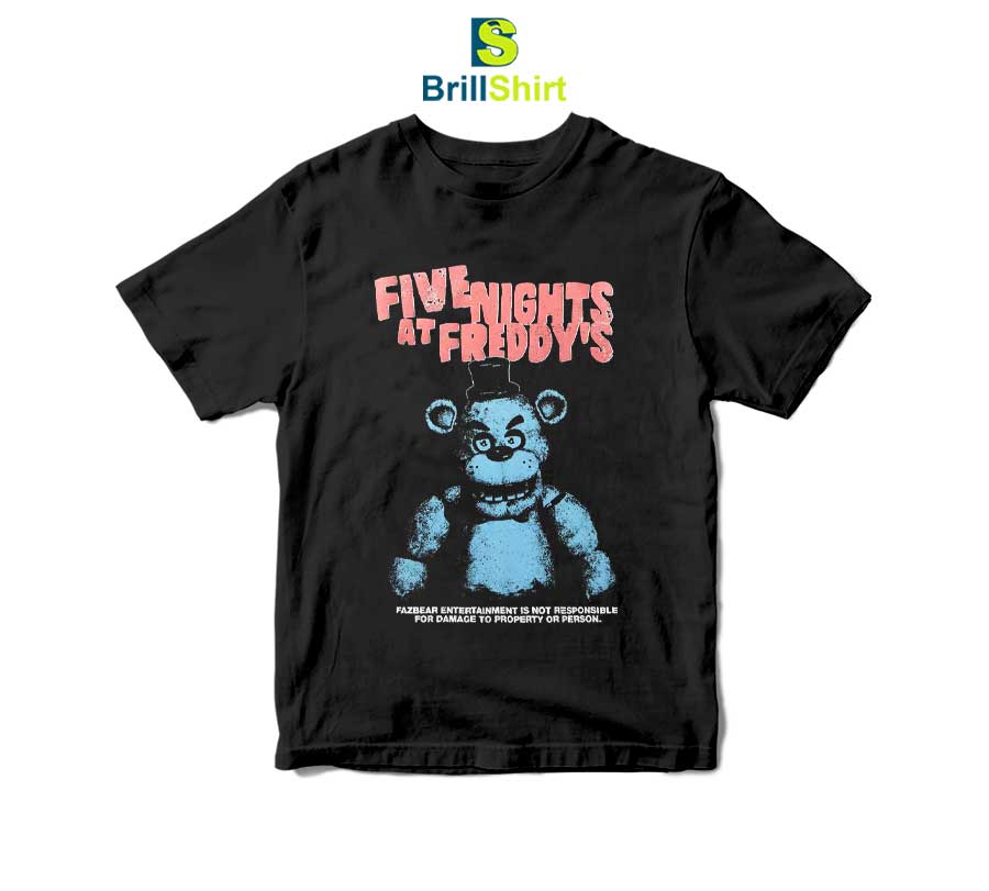 Five Nights At Freddy's Fazbear T-Shirt Merchandise - Brillshirt.com